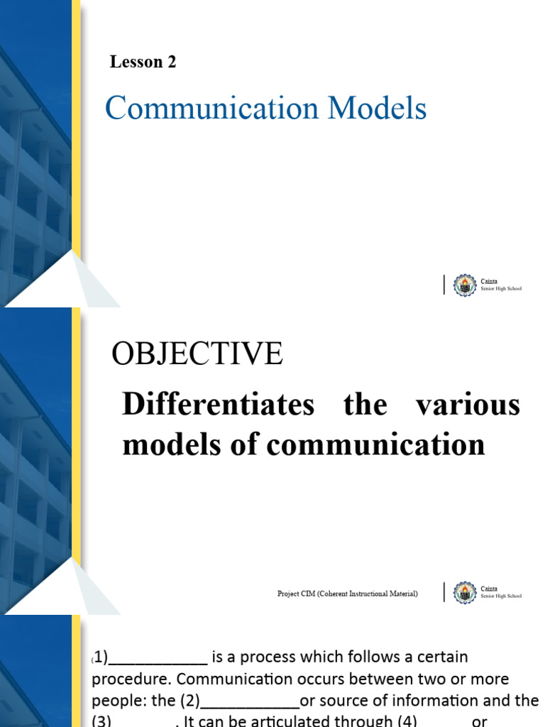 Week3 Oc | PDF | Communication | Psychological Concepts