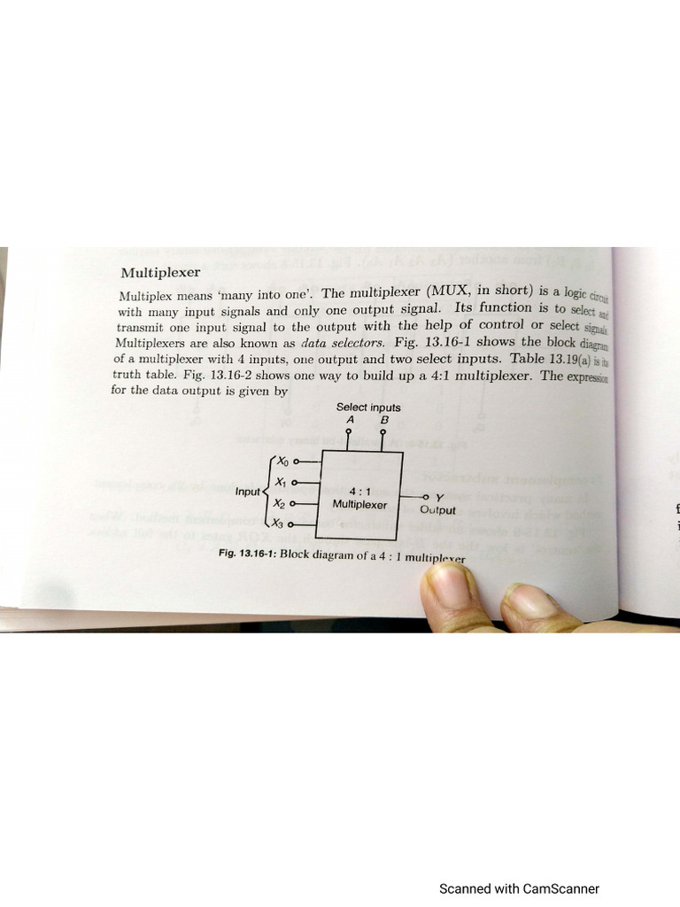 Multiplexer and Demultiplexer | PDF
