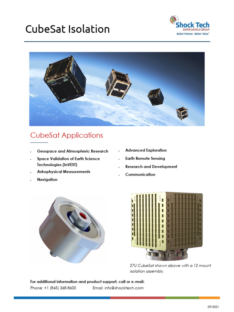 CubeSat Isolation | Download Free PDF | Mechanical Engineering ...