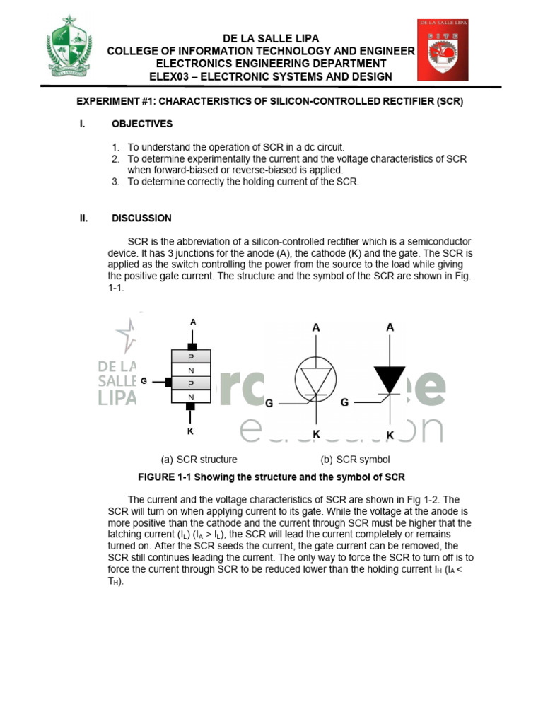 Lab 1 Inelect | PDF | Power Electronics | Computer Engineering