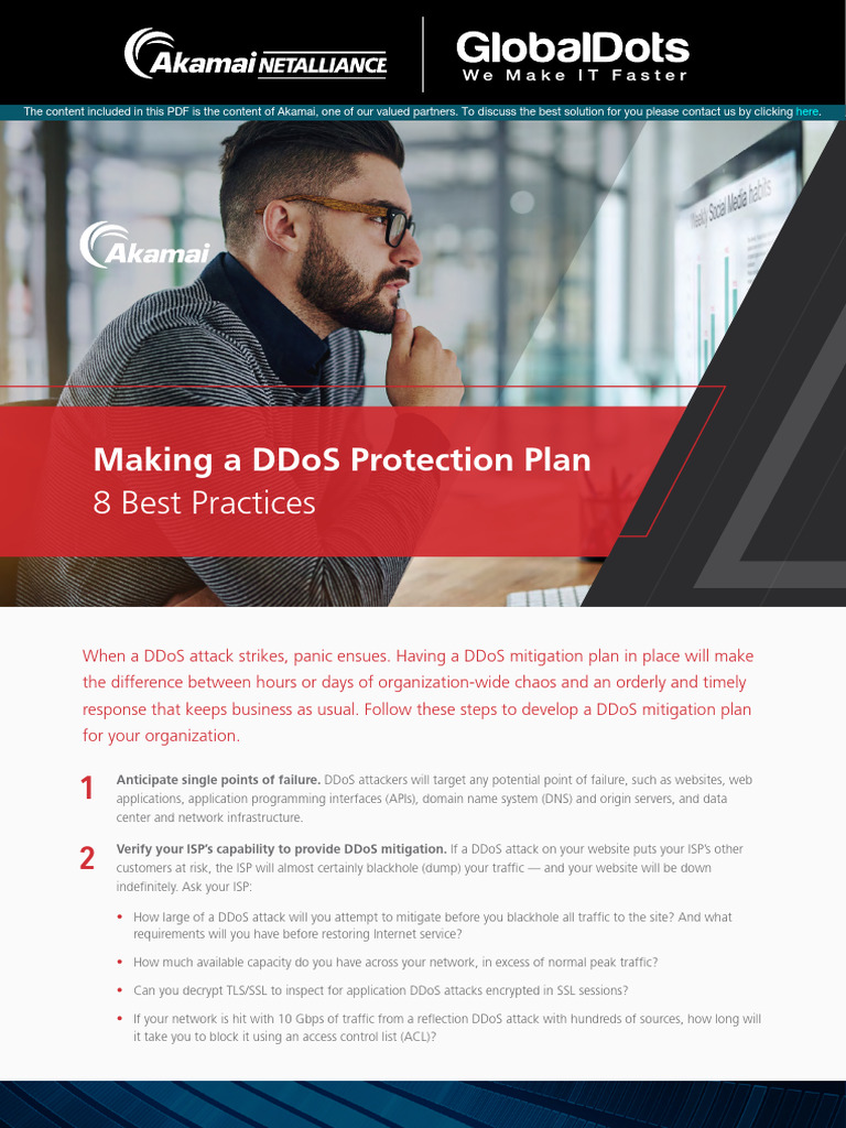 DDoS Mitigation Plan Essentials | PDF | Denial Of Service Attack ...