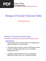 Reinforced Concrete Water Tank Design | PDF