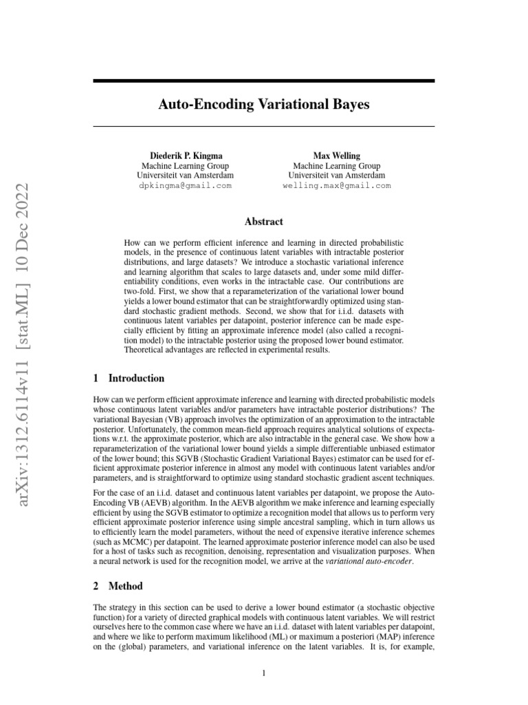 Stochastic Variational Inference Algorithm | PDF | Statistical Inference | Normal Distribution