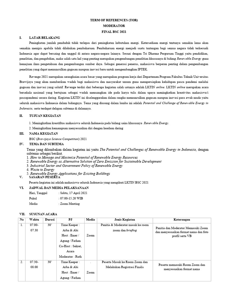(Rev) Tor Moderator Final | PDF