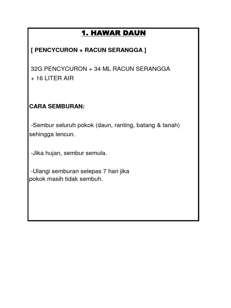 Bancuhan Racun | PDF