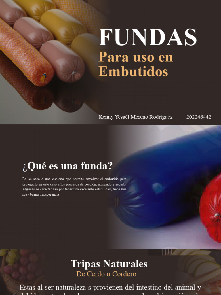 Tipos de Fundas de Embutidos | PDF