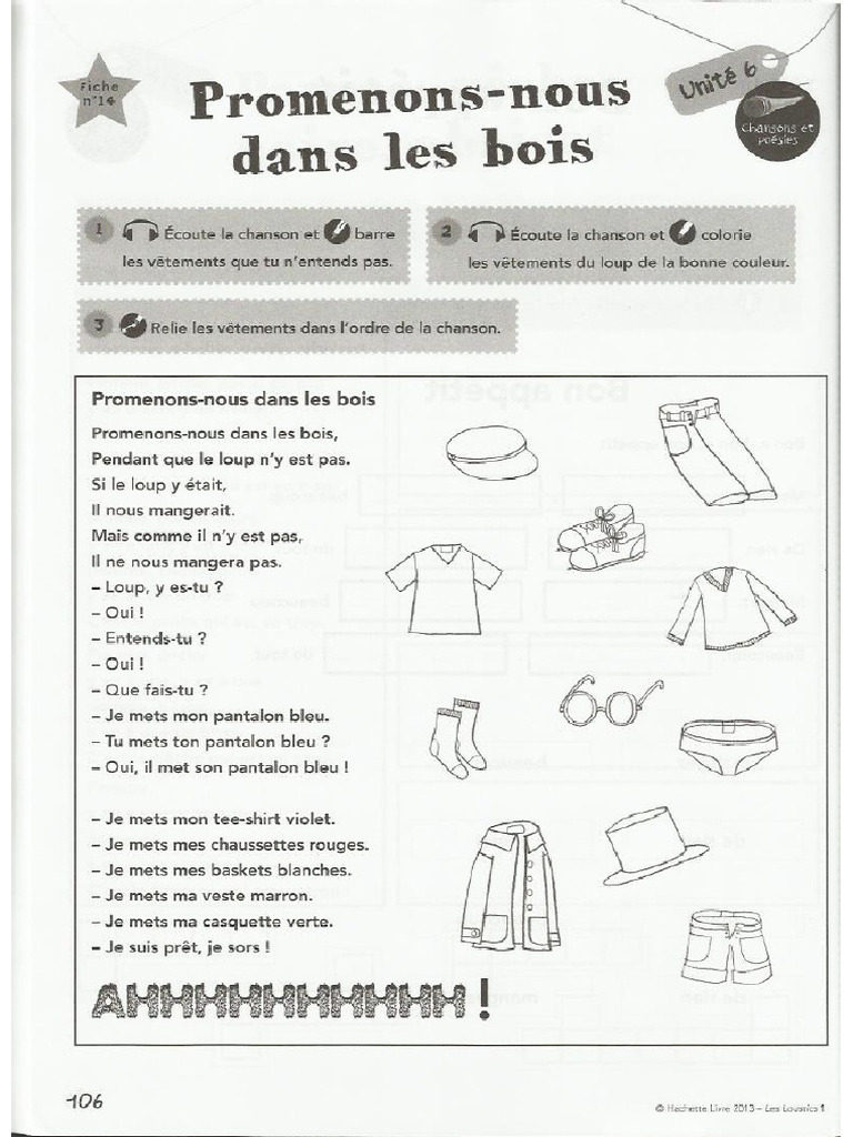Promenons-Nous Dans Les Bois | PDF