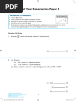 Year 8 Maths Test - Yearly Exam - Questions | PDF | Area | Mathematics