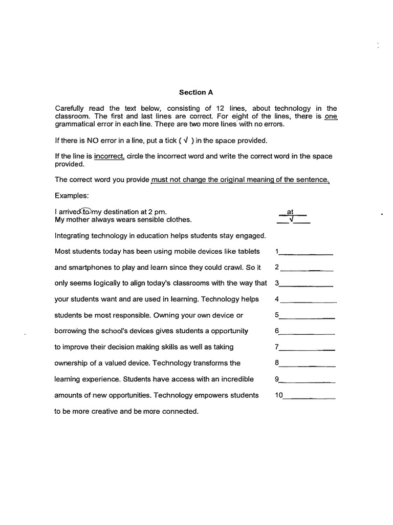 Lower Secondary English Paper F | PDF | Ice