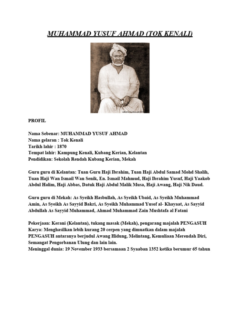 Muhammad Yusuf Ahmad | PDF