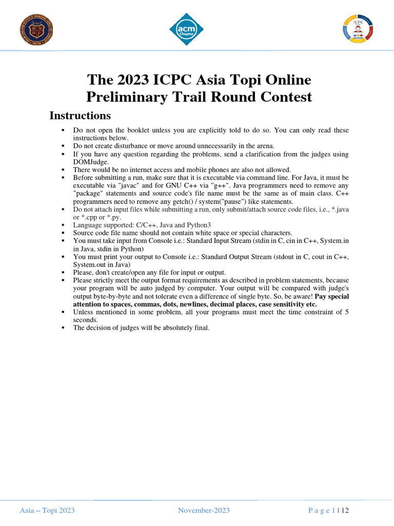 Online Mock Round | PDF | Computing | Computer Programming