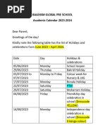 AISD - Academic Calendar 2025 2026 | PDF
