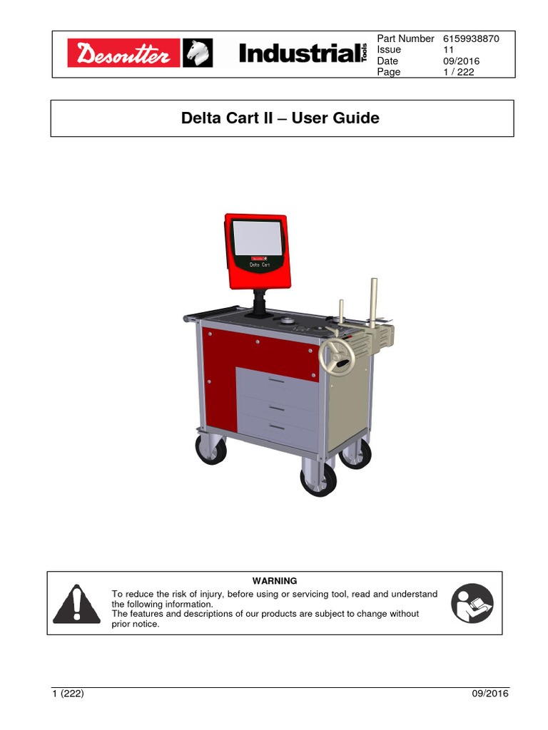 11 Delta Cart II - User Guide - ENG | PDF | Installation (Computer ...