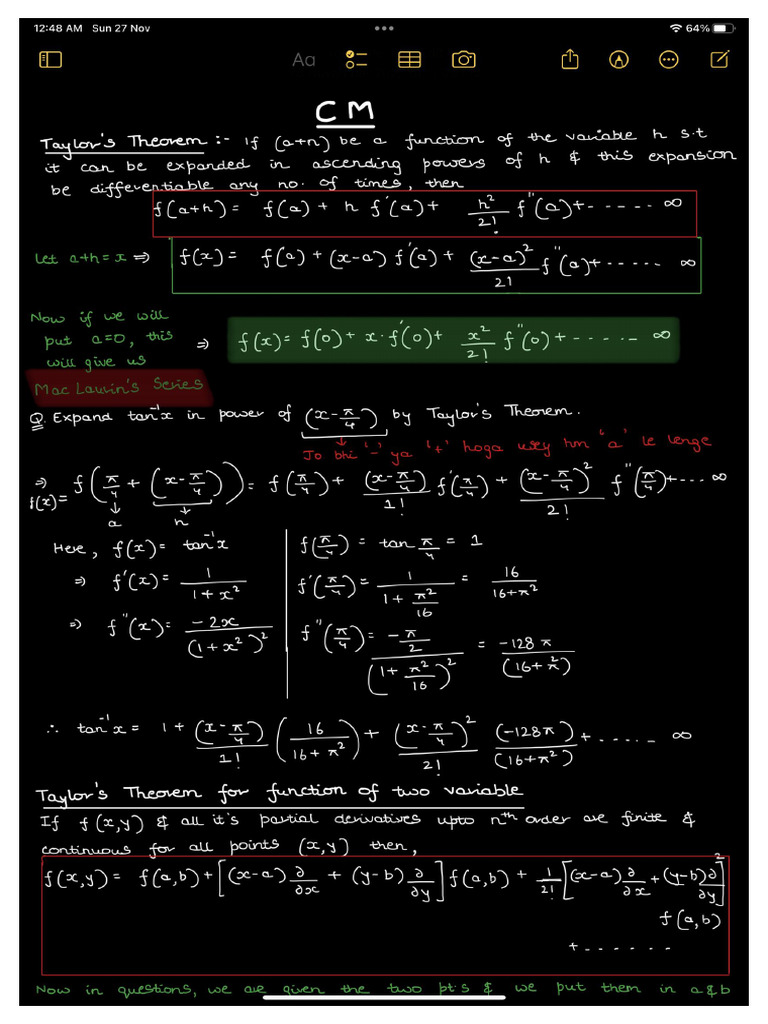 CM Notes (Unit 1&2) | PDF