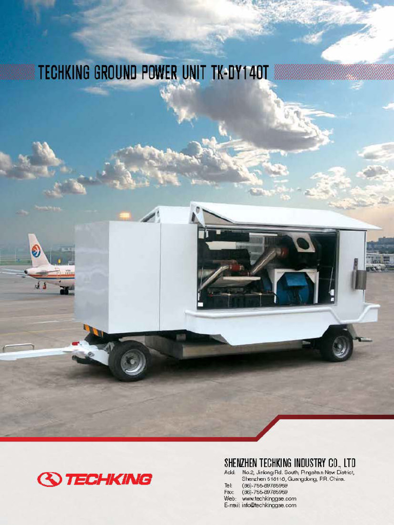 TK-DY140 Ground Power Unit, TECHKING | PDF