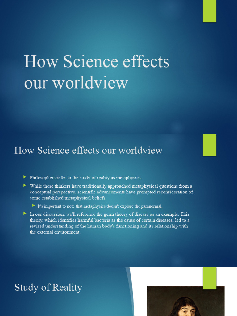 How Science Effects Our Worldview | PDF | Force | Science