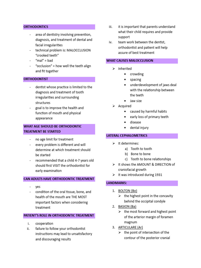 Orthodontic 2 | PDF | Orthodontics | Human Anatomy