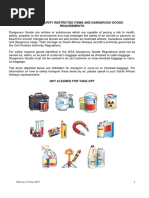 Indigo Airlines Prohibited Items List | PDF | Baggage | Lithium Ion Battery