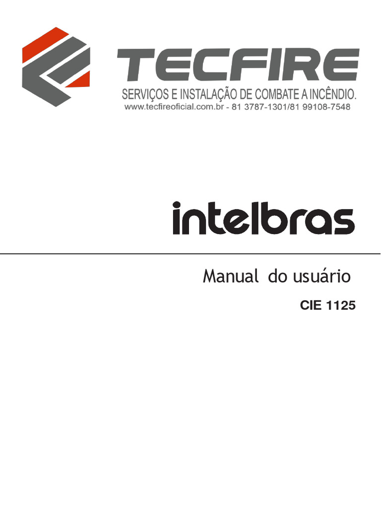 Manual do CIE 1125: Central de Alarme | PDF | Tempo | Rede de computadores