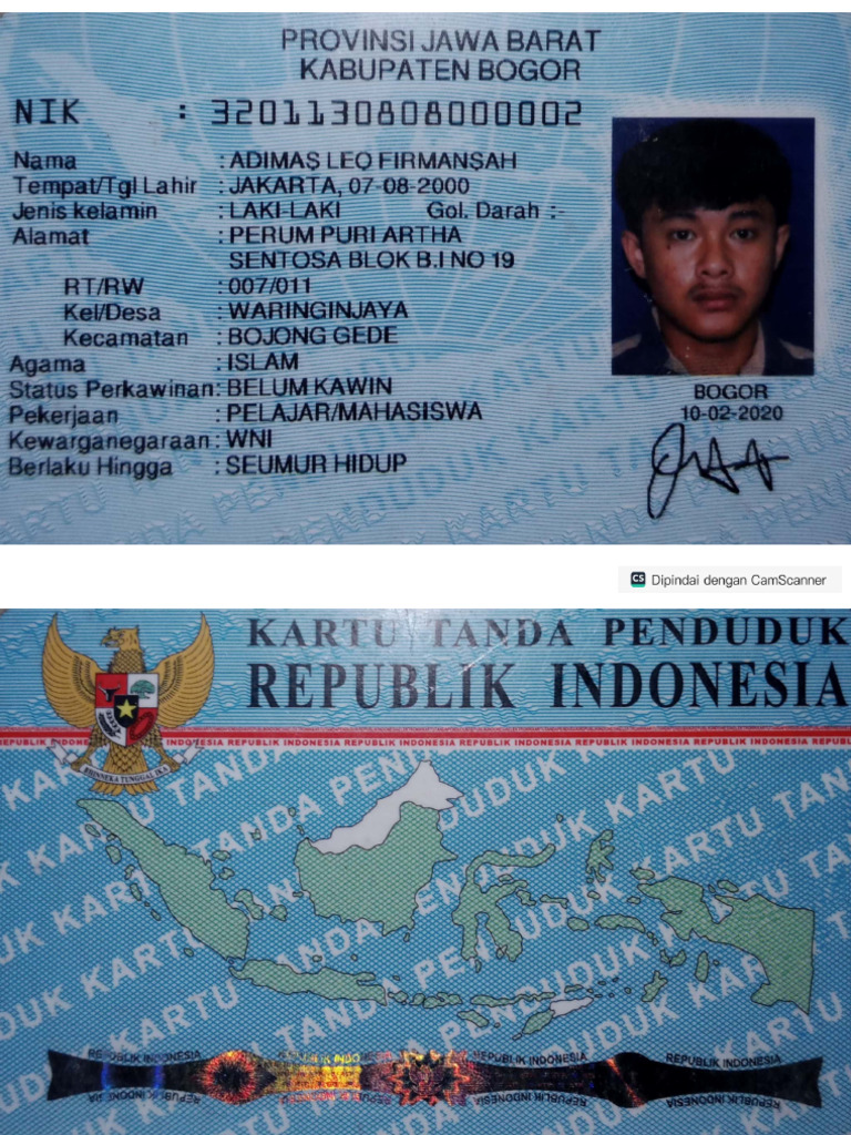 KTP - Adimas Leo Firmansah | PDF