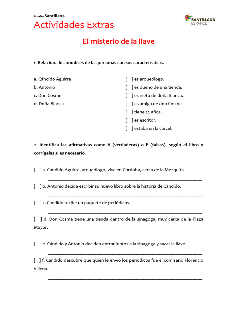 Le1 El Misterio de La Llave Atv-extra | PDF | Conocimiento | Internet