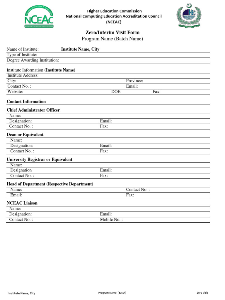 Application Forms Zero Visit | PDF | Computing