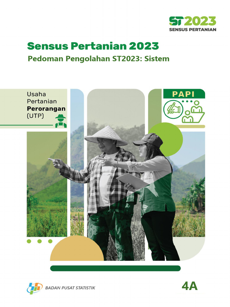 Buku Pedoman Pengolahan ST2023 - Sistem (4A) | PDF