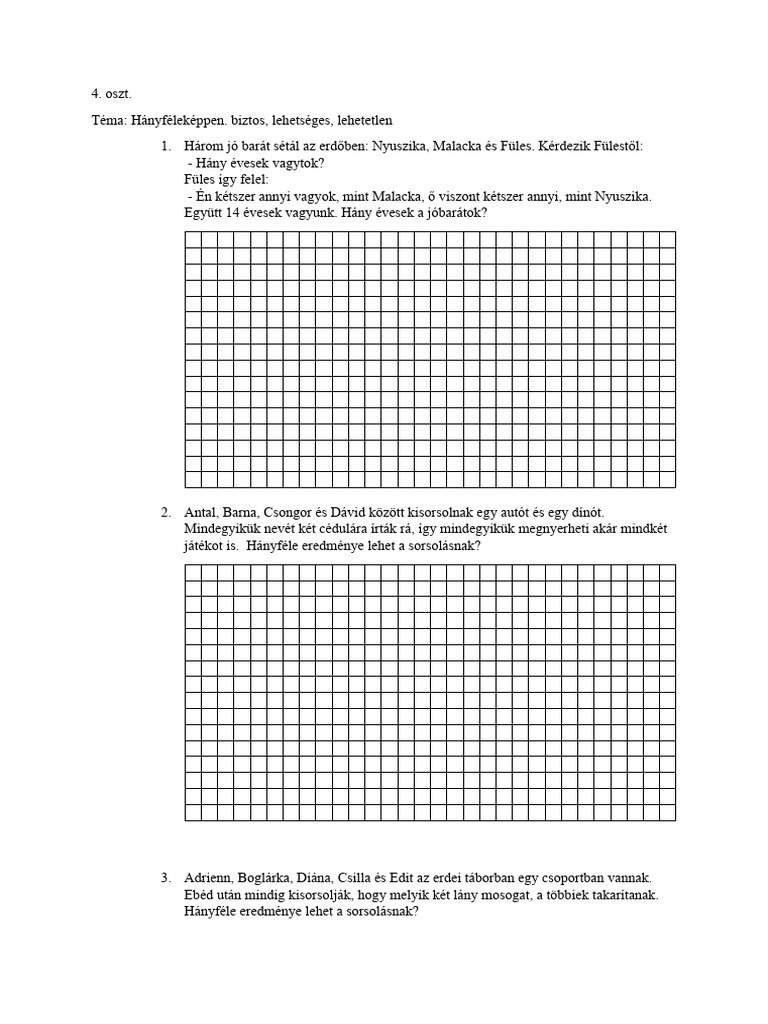 feladatlap 4. oszt.(2) | PDF