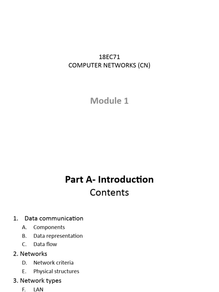 CP CN Module 1-2 | PDF | Network Topology | Osi Model