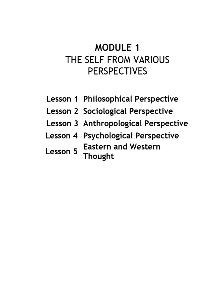 Module-1 UTS | PDF | Adolescence | Thought