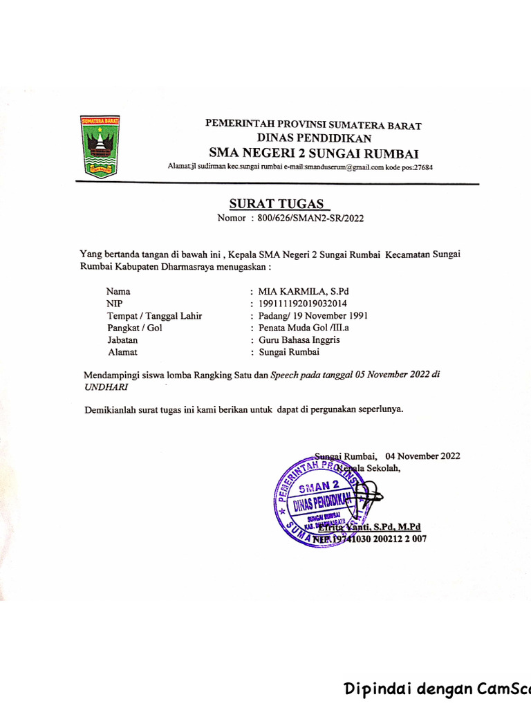 Lomba Rangking 1 November 2022 | PDF