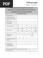 Incident Report Form - Annexure 1 | PDF | Diseases And Disorders ...