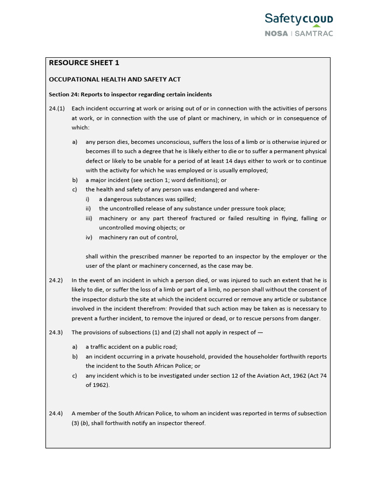1620287643_Module 1 - Incident investigation resource sheets | PDF ...