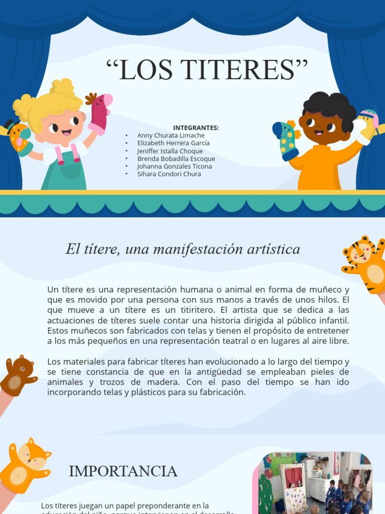 Los Titeres | PDF | Marionetas | Títeres