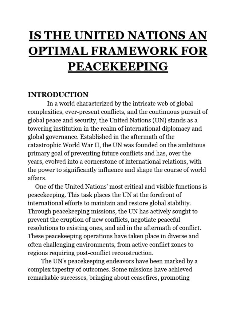 Political Science Class 12 Project | PDF | United Nations ...