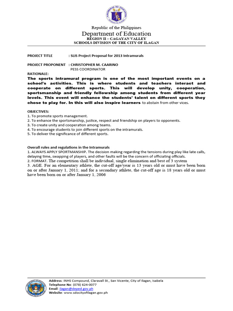 Project Proposal - BE LCP - 3552125.73 - RO2 2 23 0132 | PDF | Entertainment | Sports