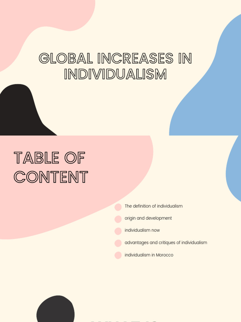 Global Increases in Individualism | PDF | Individualism | Common Good