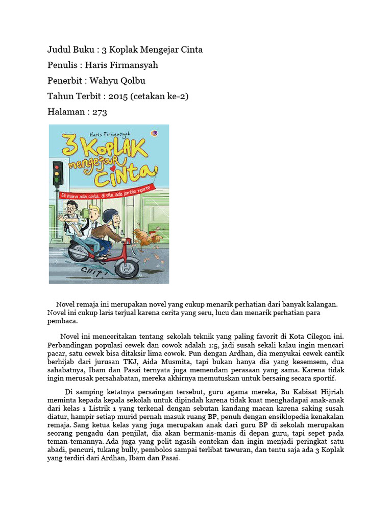 Teks Ulasan Novel | PDF