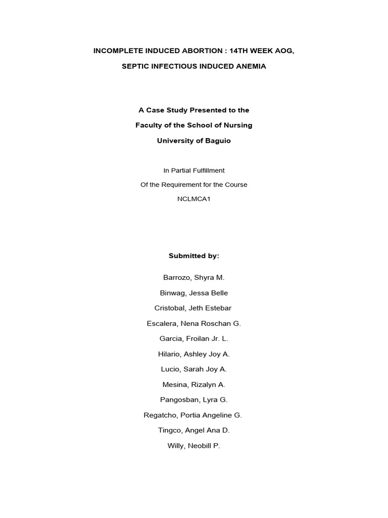 Case Study Bontoc General Hospital Duty | PDF | Blood Vessel | Artery