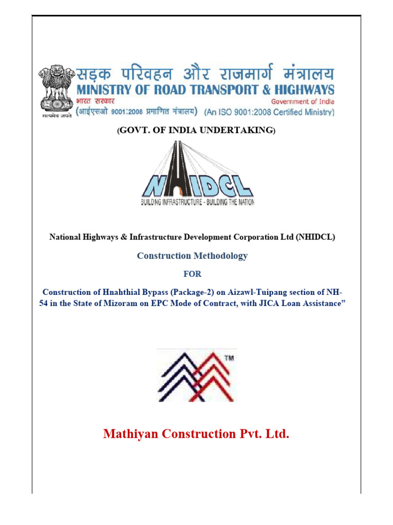 Construction Methodology | PDF | Road