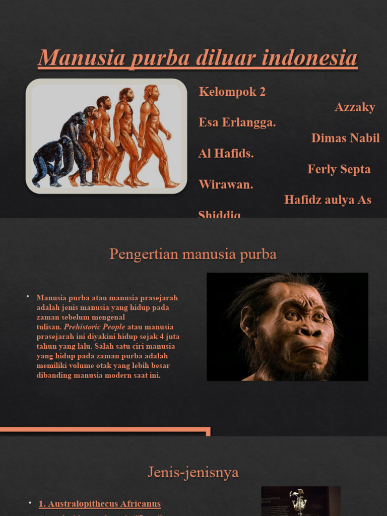Manusia Purba Diluar Indonesia | PDF