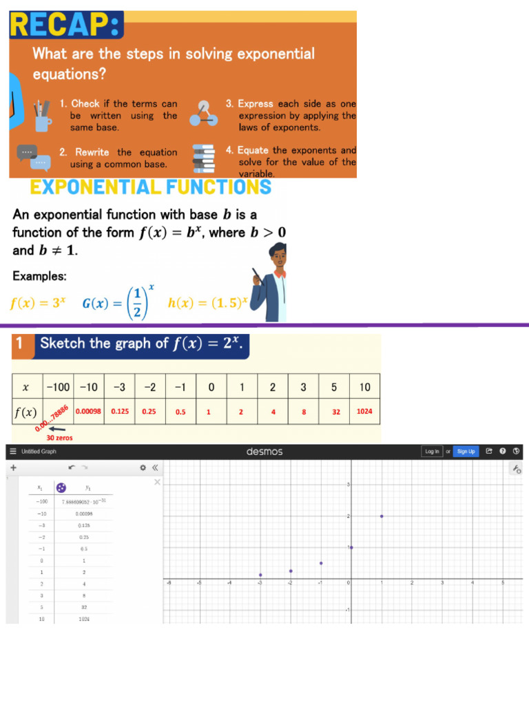 Week 4 - Exponential Functions | PDF