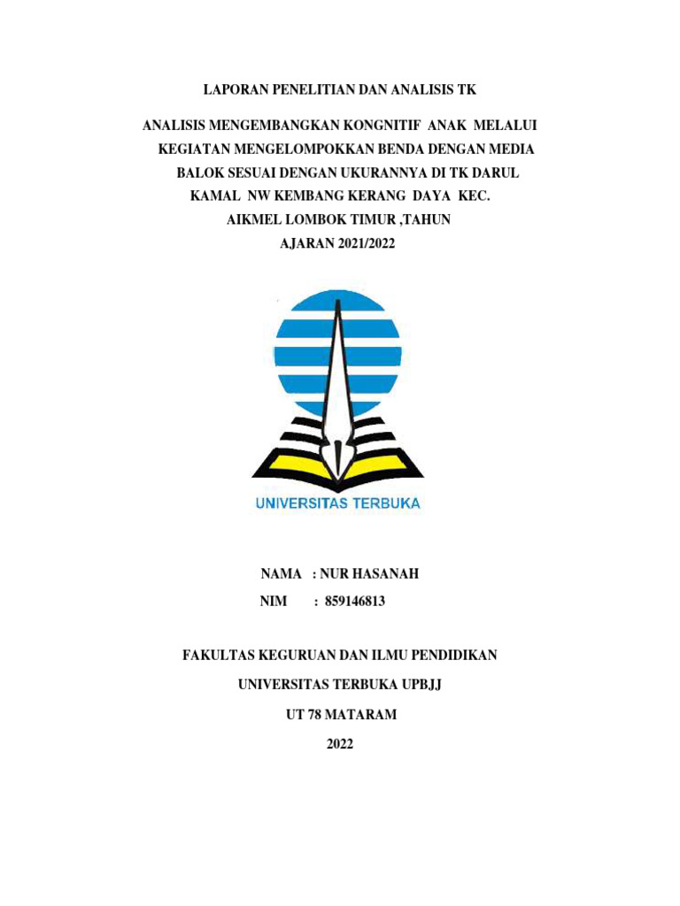 Laporan Analisis TK | PDF