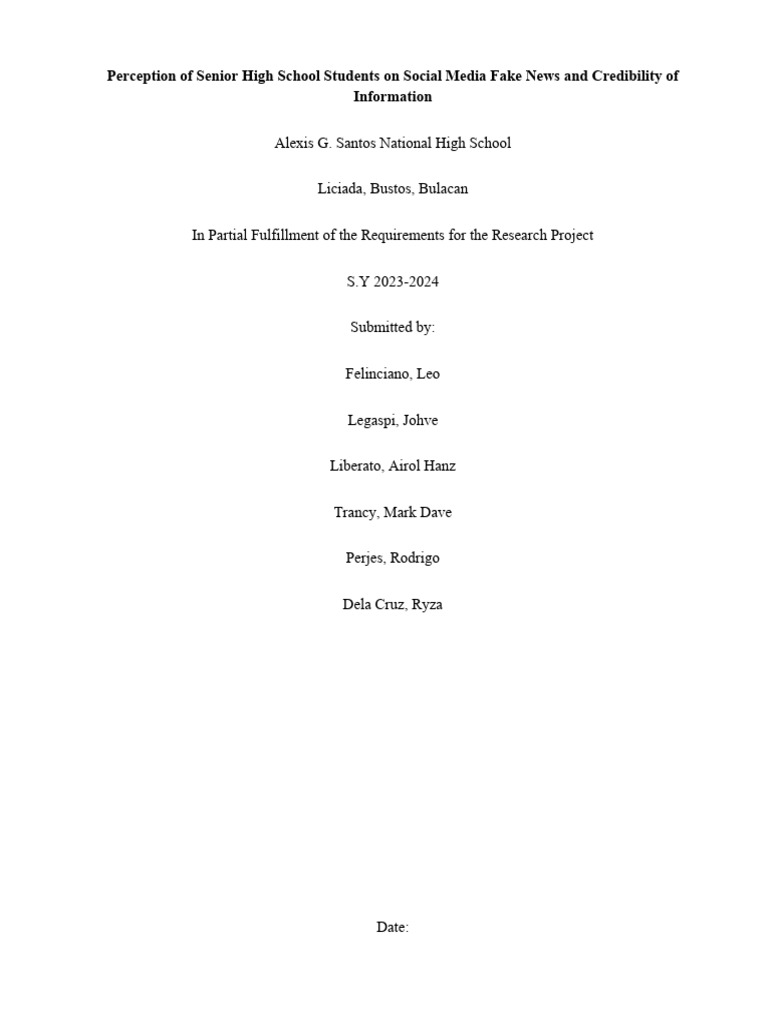 Research Project Group 5 | PDF | Social Media | Popular Culture & Media ...