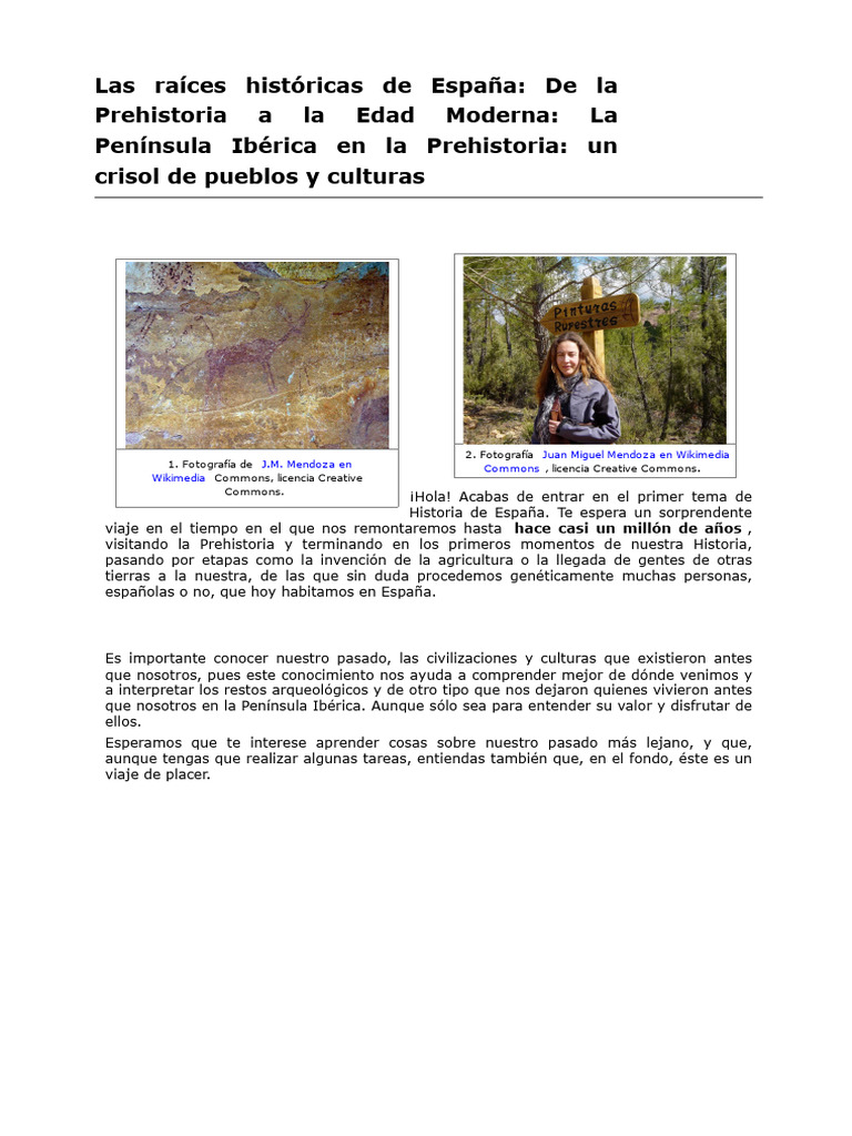 HE2 U1 T1 Contenidos v05 | PDF | Neolítico | Evolución humana