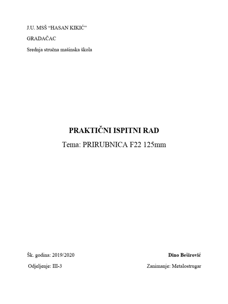 Struganje Maturski | PDF