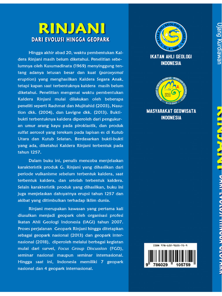 Buku Rinjani Versi IAGI | PDF