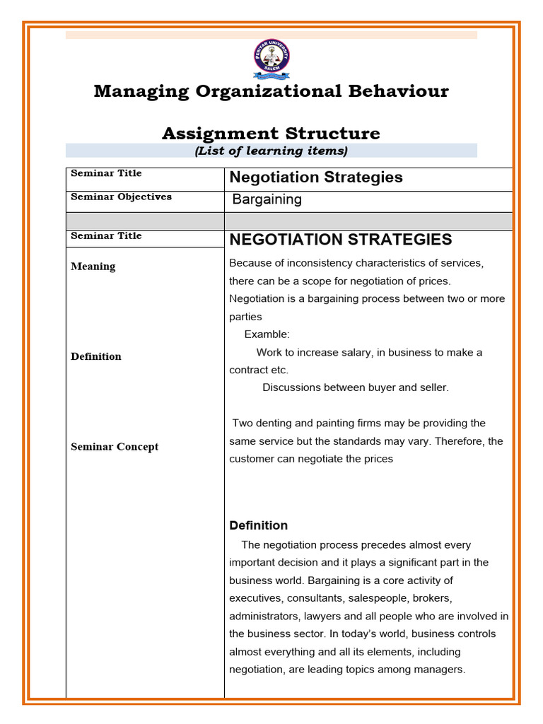 Effective Negotiation Strategies Guide | PDF | Negotiation | Prices