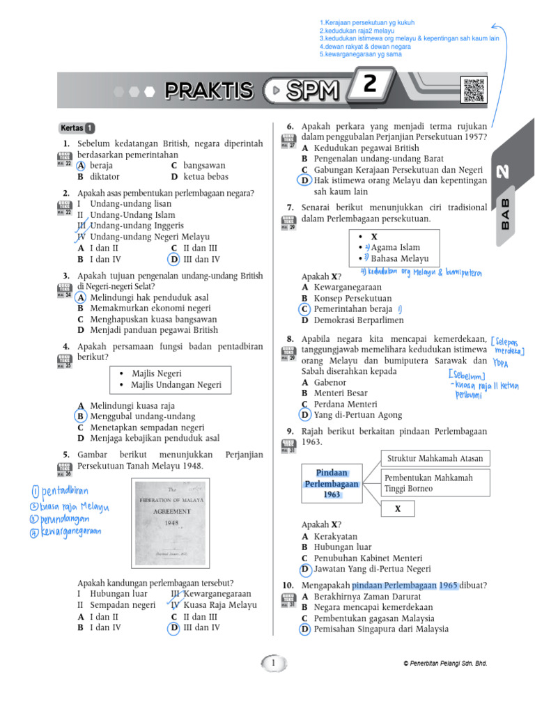 Praktis Sejarah Bab 2 T5? | PDF