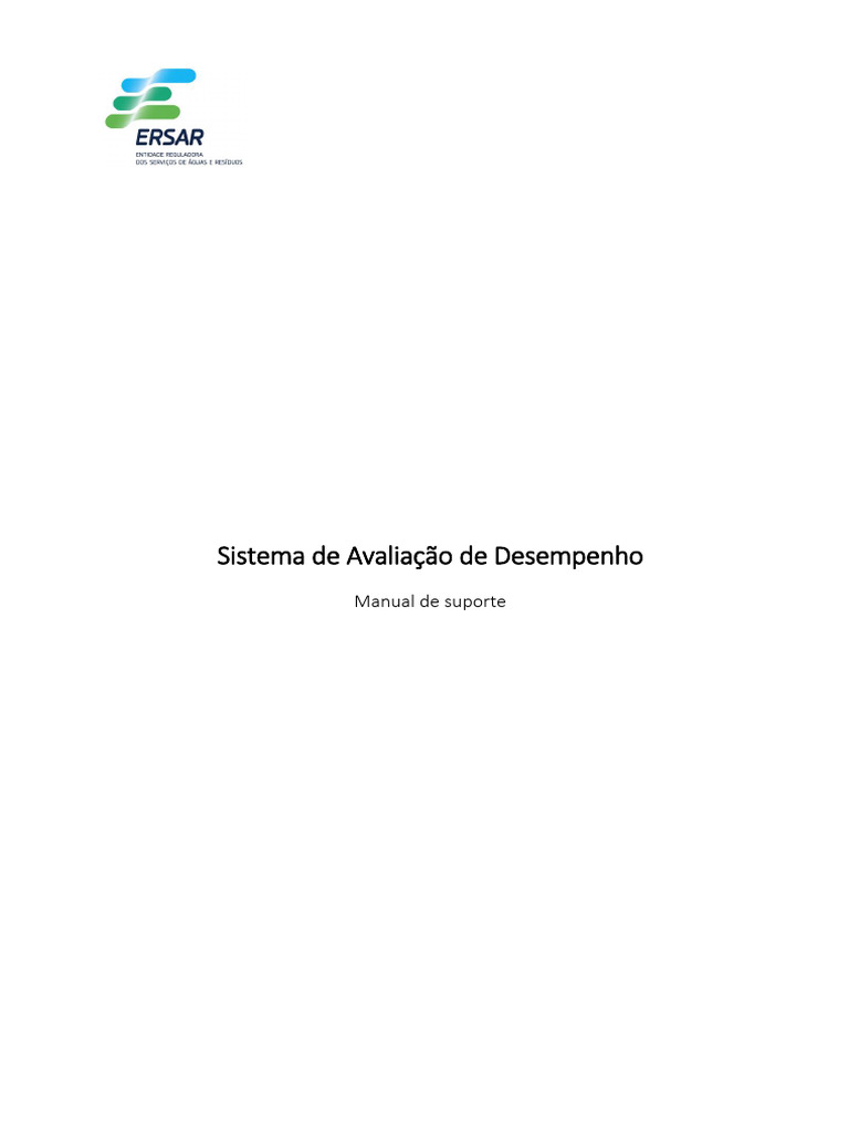 Manual_SAD | PDF | Avaliação de desempenho | Gestão de recursos humanos